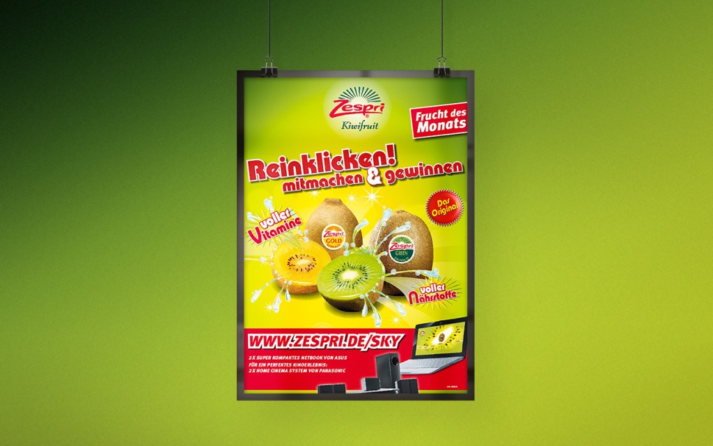 Zespri | B2B-Promotionkampagne | UP – Konzept. Design. Handgedacht.
